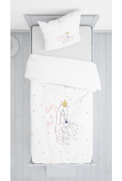 Evmila Dekoratif Desenli Çocuk Yatak Örtüsü