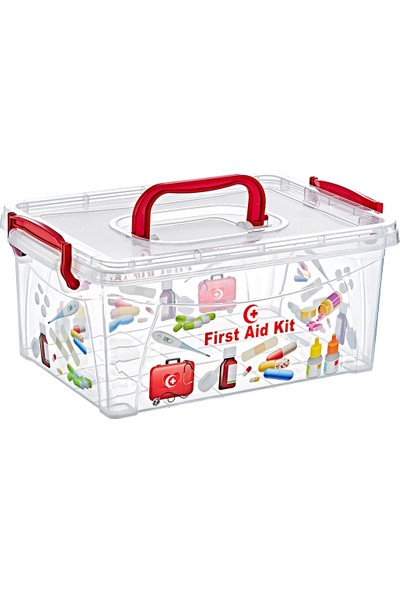 Emofom First Aid Box Ilk Yardım & Ilaç Kutusu 5 Litre Ilaçlık Emofom First Aid Box Ilk Yardım & Ilaç Kutusu 5 Litre Ilaçlık