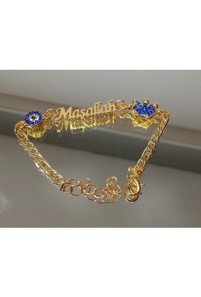 Pleksi Hediyelik Eşya Gold Kaplama Maşallah Bebek Bilekliği Pleksi Hediyelik Eşya Gold Kaplama Maşallah Bebek Bilekliği