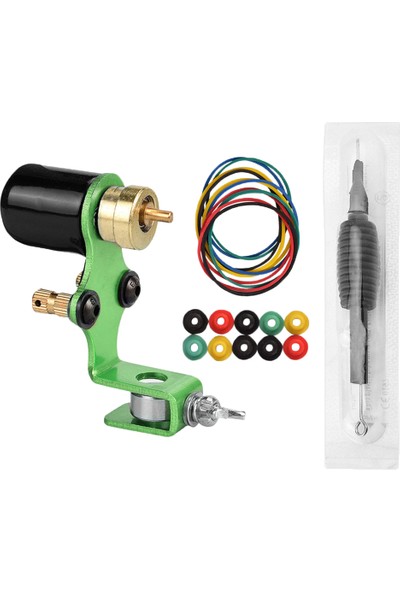 Baosity Pro Rotary Dövme Makinesi Tabancası Kiti Shader Liner Kavrama Iğne Grommets Bantları Yeşil Set Baosity Pro Rotary Dövme Makinesi Tabancası Kiti Shader Liner Kavrama Iğne Grommets Bantları Yeşil Set