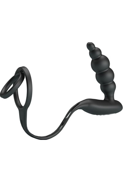 Pretty Love 12 Titreşimli USB Şarjlı Penis Halkası ve Prostat Vibratörü Pretty Love 12 Titreşimli USB Şarjlı Penis Halkası ve Prostat Vibratörü