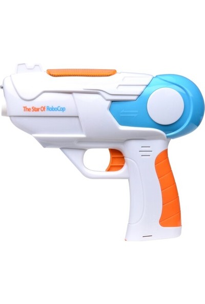 Robocop Bubble Pistol Shooter Müzik Işıkları Engelleme Engelleme Robocop Bubble Pistol Shooter Müzik Işıkları Engelleme Engelleme