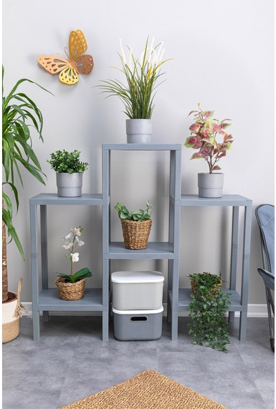 Dnztrend Ombeg 6 Katlı Modüler Raf Banyo Düzenleyici Mutfak Balkon Salon Bahçe Organizeri Dnztrend Ombeg 6 Katlı Modüler Raf Banyo Düzenleyici Mutfak Balkon Salon Bahçe Organizeri