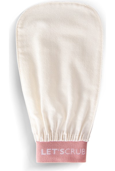 LET'SCRUB Ekru Banyo Duş Kesesi Peeling Eldiveni %100 Floş Ipek Kadın ve Erkekler Için LET'SCRUB Ekru Banyo Duş Kesesi Peeling Eldiveni %100 Floş Ipek Kadın ve Erkekler Için