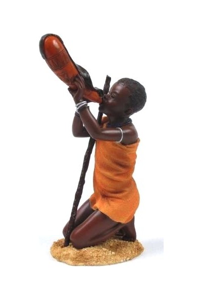 Veronese Afrikalı Yerli Çocuk Figürü 17CM Veronese Afrikalı Yerli Çocuk Figürü 17CM