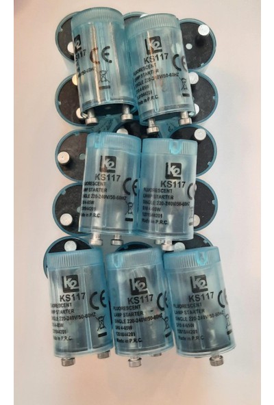 K2 S2 4-22W Kısa Florasan Starteri 25'li K2 S2 4-22W Kısa Florasan Starteri 25'li