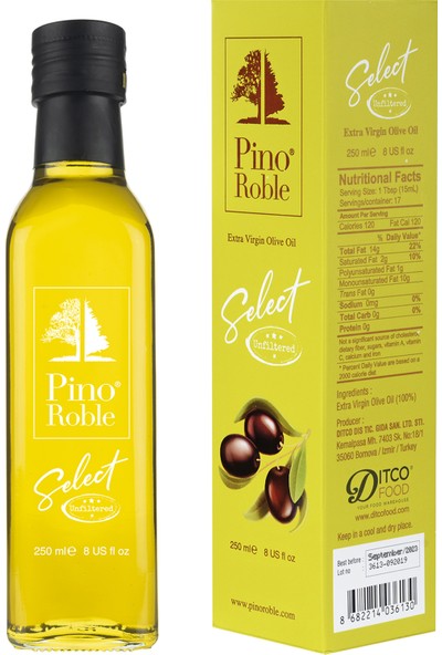 Pinoroble Select Taş Baskı Filtresiz Soğuk Sıkım Yüksek Polifenol Gurme Sızma Zeytinyağı 250 ml Pinoroble Select Taş Baskı Filtresiz Soğuk Sıkım Yüksek Polifenol Gurme Sızma Zeytinyağı 250 ml