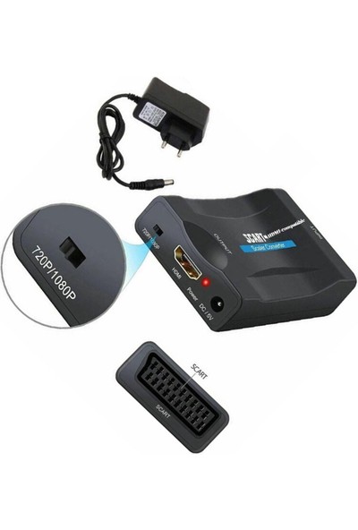 1080 P Scart HDMI Uyumlu Video Ses Dönüştürücü Av Sinyal Adaptörü Alıcı Hdtv Sky Box Stb Tv DVD ile Ab Güç Fişi | HDMI Kabloları 1080 P Scart HDMI Uyumlu Video Ses Dönüştürücü Av Sinyal Adaptörü Alıcı Hdtv Sky Box Stb Tv DVD ile Ab Güç Fişi | HDMI Kabloları