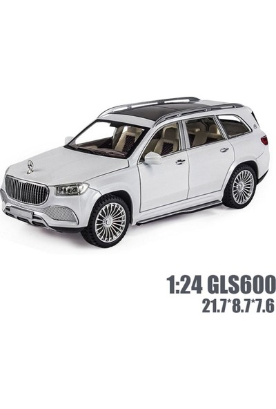 1:24 Maybach GLS600 Araba Modeli Döküm Alaşım Erkek Oyuncaklar Arabalar Suv Model Araba Koleksiyon Çocuk Araba | Diecasts & Amp;oyuncak Araçlar (Beyaz) 1:24 Maybach GLS600 Araba Modeli Döküm Alaşım Erkek Oyuncaklar Arabalar Suv Model Araba Koleksiyon Çocuk Araba | Diecasts & Amp;oyuncak Araçlar (Beyaz)