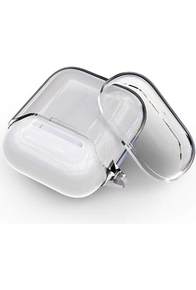 Supercase Airpods Şeffaf Kılıf, 1 ve 2 Nesil