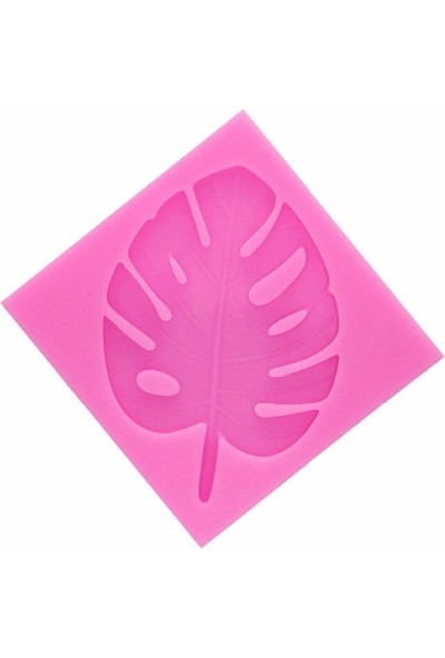 İ&G Kalıp Yaprak Desenli Silikon Kalıp 6 x 6 cm