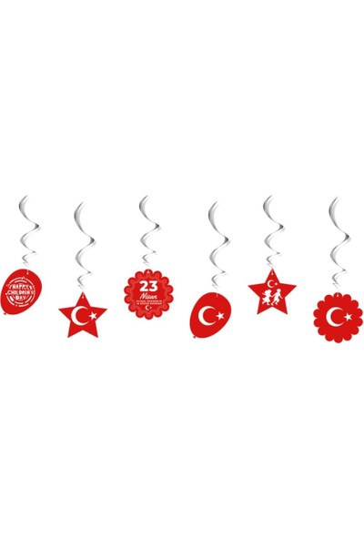 Masho Trend 23 Nisan Sarkıt - 23 Nisan Banner - Gösteri Banner - Bayram 23 Nisan Sarkıt Süs