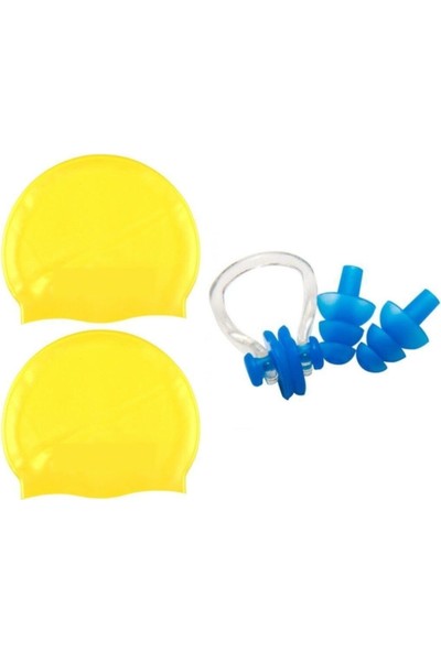 Xnews Silikon Havuz Bonesi ve Kulak Burun Tıkayıcı Havuz Seti-