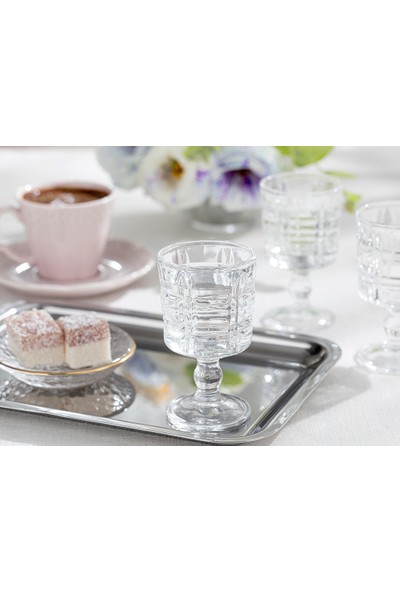 English Home Lienza Cam 6'lı Kahve Yanı Su Bardağı 60 ml Şeffaf English Home Lienza Cam 6'lı Kahve Yanı Su Bardağı 60 ml Şeffaf