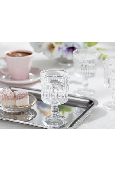 English Home Bruna Cam 6'lı Kahve Yanı Su Bardağı 60 ml Şeffaf English Home Bruna Cam 6'lı Kahve Yanı Su Bardağı 60 ml Şeffaf