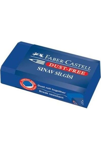 Faber-Castell Sınav Silgi Mavi 187202 Faber-Castell Sınav Silgi Mavi 187202