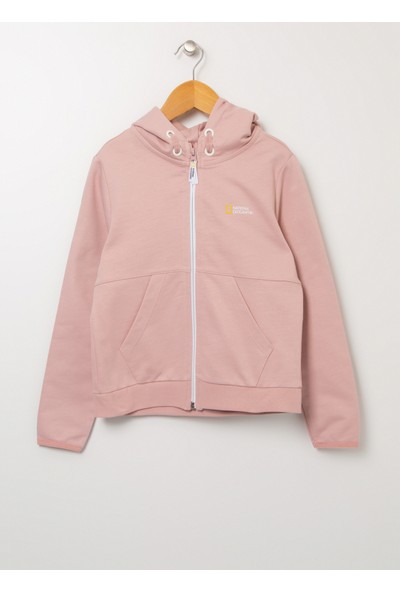 National Geographic Quezgırl Pudra Kapüşonlu Standart Fit Baskılı Kız Çocuk Sweatshirt National Geographic Quezgırl Pudra Kapüşonlu Standart Fit Baskılı Kız Çocuk Sweatshirt