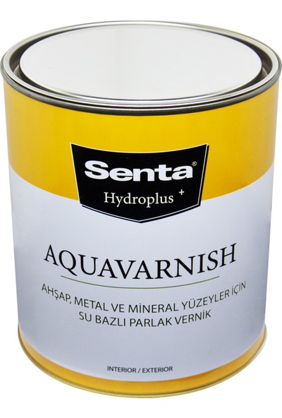 Senta Aquavarnısh Ahşap, Metal ve Mineral Yüzeyler Için Parlak Taş Vernik 0.75 Lt Senta Aquavarnısh Ahşap, Metal ve Mineral Yüzeyler Için Parlak Taş Vernik 0.75 Lt
