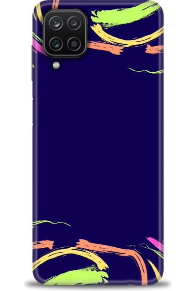 Noprin Samsung Galaxy A12 Kılıf Hd Baskılı Kılıf - Color Stroke Noprin Samsung Galaxy A12 Kılıf Hd Baskılı Kılıf - Color Stroke