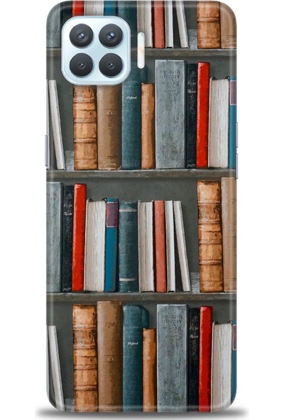 Noprin Oppo Reno 4 Lite Kılıf Hd Baskılı Kılıf - Books Shelf Noprin Oppo Reno 4 Lite Kılıf Hd Baskılı Kılıf - Books Shelf