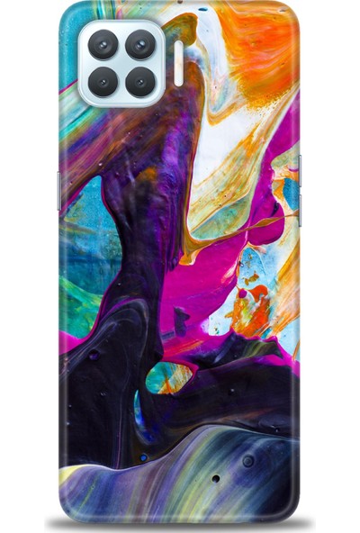 Noprin Oppo Reno 4 Lite Kılıf Hd Baskılı Kılıf - Spots Stains Wall