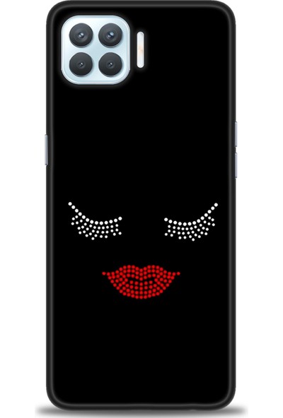 Noprin Oppo Reno 4 Lite Kılıf Hd Baskılı Kılıf - Nokta Surat