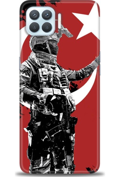 Noprin Oppo Reno 4 Lite Kılıf Hd Baskılı Kılıf - Komando