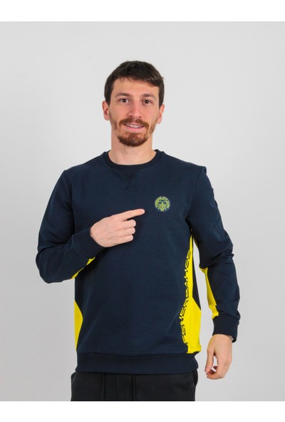 Fenerium Erkek Tribün Fenerbahçe Nakışlı Sweat