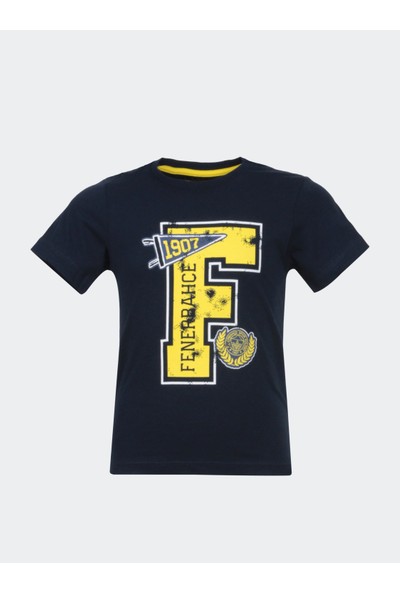 Fenerium Çocuk Kolej Tramlı Baskı T-Shirt