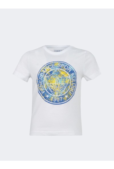 Çocuk Tribün Renkli Logo T-Shirt