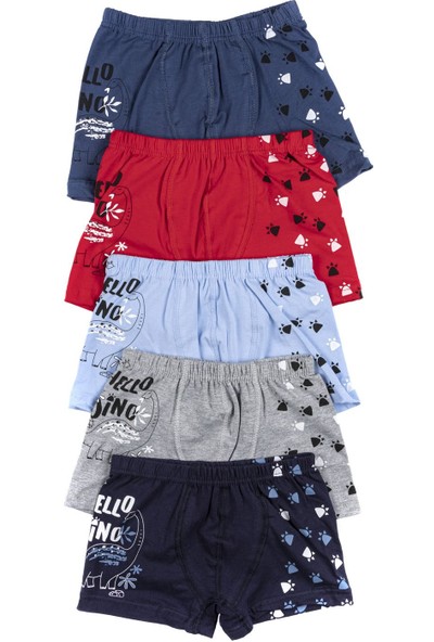 Tom John Mıxcolor Erkek Çocuk Boxer 5'li Paket Tom John Mıxcolor Erkek Çocuk Boxer 5'li Paket