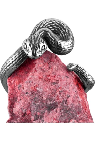 TONSTYLE TS001641 Çıngıraklı Yılan Erkek Yüzük TONSTYLE TS001641 Çıngıraklı Yılan Erkek Yüzük