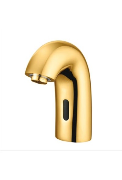 Gpd Altın Fotoselli Lavabo Bataryası ( Çift Su Girişli ) FLB10-A Gpd Altın Fotoselli Lavabo Bataryası ( Çift Su Girişli ) FLB10-A