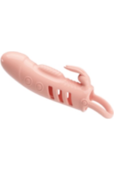 Lilitu Shop 2,5 cm Dolgu Uzatmalı Titreşimli Penis Kılıfı Prezervatif Vibratör Lilitu Shop 2,5 cm Dolgu Uzatmalı Titreşimli Penis Kılıfı Prezervatif Vibratör