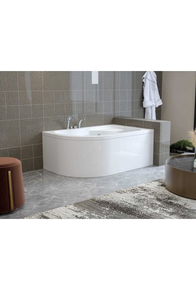 Stina Tempo 90 x 160 Asimetrik Oval Oturmalı Küvet