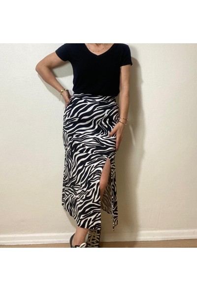 Ceylasi Butik Yırtmaçlı Basic Etek