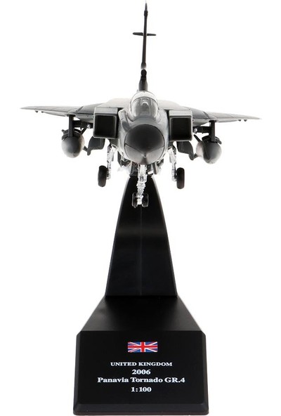 Vogue Element 1/100 Ölçekli Tornad Avcı Diecast Alaşımlı Uçaklar ve Stand (Yurt Dışından)