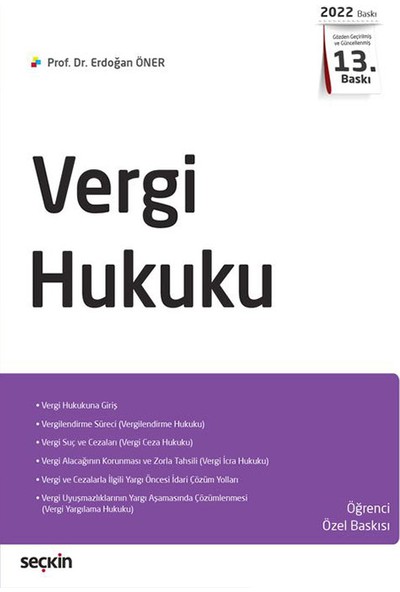 Vergi Hukuku - Erdoğan Öner