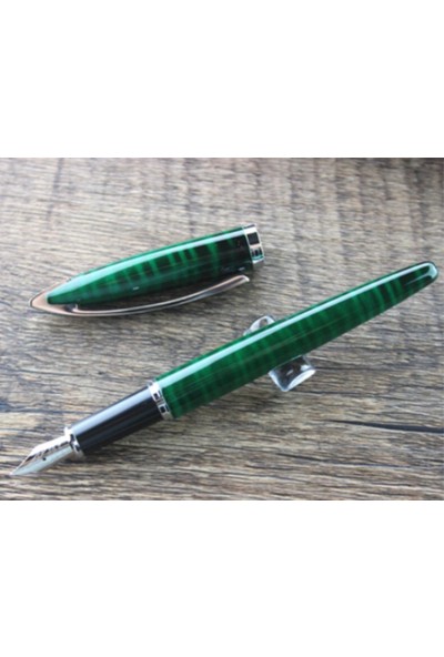 Jinhao 156 Dolma Kalem Cigar Tasarım Gümüş Detaylı Jinhao 156 Dolma Kalem Cigar Tasarım Gümüş Detaylı