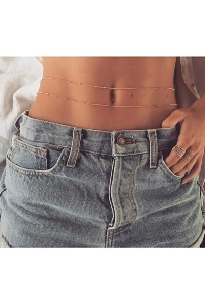 FullControl Kadın 2 Parça Bel Zinciri ve Bel Kolyesi FullControl Kadın 2 Parça Bel Zinciri ve Bel Kolyesi