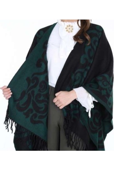 Bana Lazım Olan Kadın Kışlık Panço Çift Taraflı Panço Bana Lazım Olan Kadın Kışlık Panço Çift Taraflı Panço