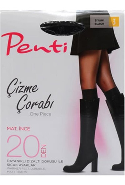 Penti Çizme Külotlu Kadın Çorap