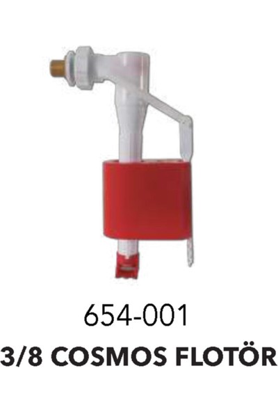 Visam 3/8 Cosmos Gömme Rezervuar Flatörü 654-001 Visam 3/8 Cosmos Gömme Rezervuar Flatörü 654-001