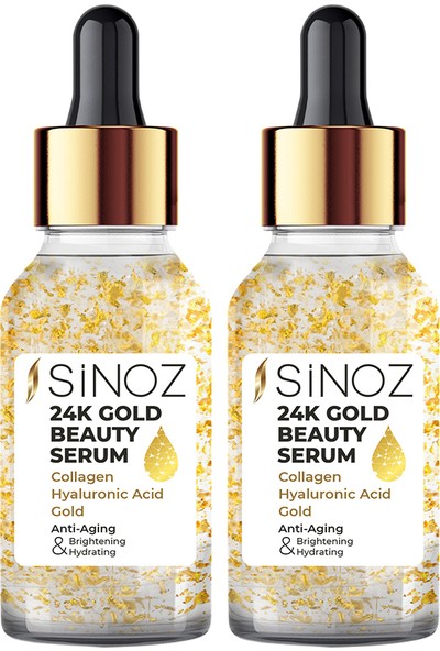 Sinoz 2'Li Altın Yüz Bakım Serumu Fırsat Paketi Sinoz 2'Li Altın Yüz Bakım Serumu Fırsat Paketi