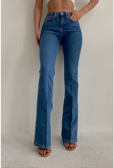 Ispanyol Paça Vintage Jean Mavi