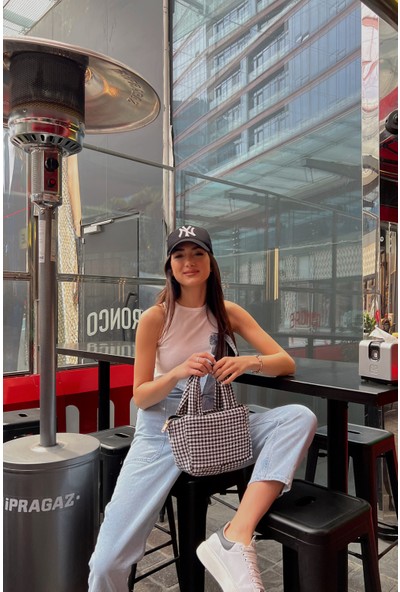 Ciqulata Askılı Denim Salopet Tulum Açık Mavi Ciqulata Askılı Denim Salopet Tulum Açık Mavi