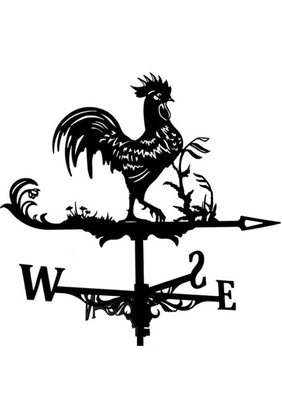 Seasong Metal Horoz Şekli Weathervane Çatı Dağı Hava Yanıdı Bahçe Çiftliği Süsleme (Yurt Dışından) Seasong Metal Horoz Şekli Weathervane Çatı Dağı Hava Yanıdı Bahçe Çiftliği Süsleme (Yurt Dışından)