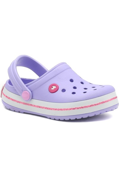 Polaris 615474.F2FX Lila Kız Çocuk Terlik