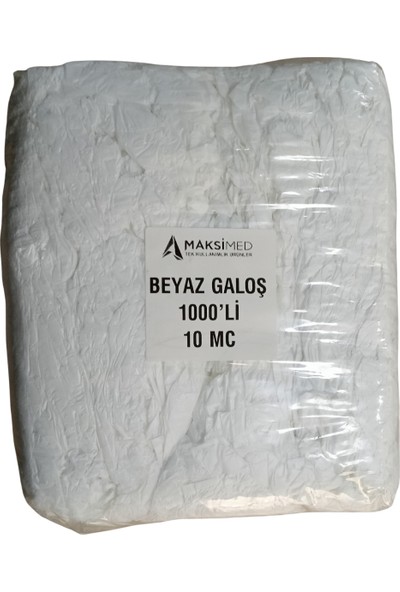 Maksimed Galoş Beyaz 1000'li Tek Kullanımlık Galoş Maksimed Galoş Beyaz 1000'li Tek Kullanımlık Galoş