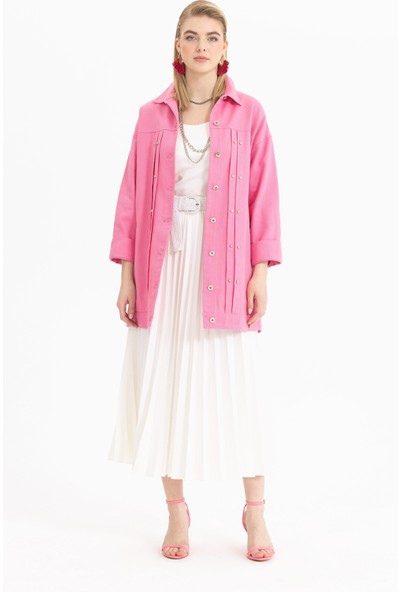 Seçil Lastikli Bel Ekru Bayan Etek 22112001022